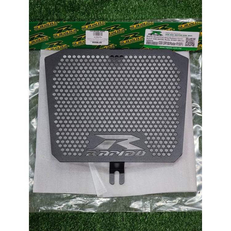 RAPIDO ALUMINIUM ALLOY RADIATOR COVER SUZUKI GSX S/R150, RAIDER R150FI ...