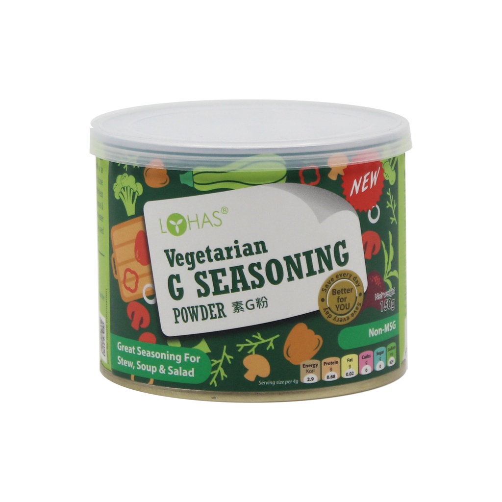 Lohas Vegetarian G Seasoning Powder 150g | Shopee Malaysia