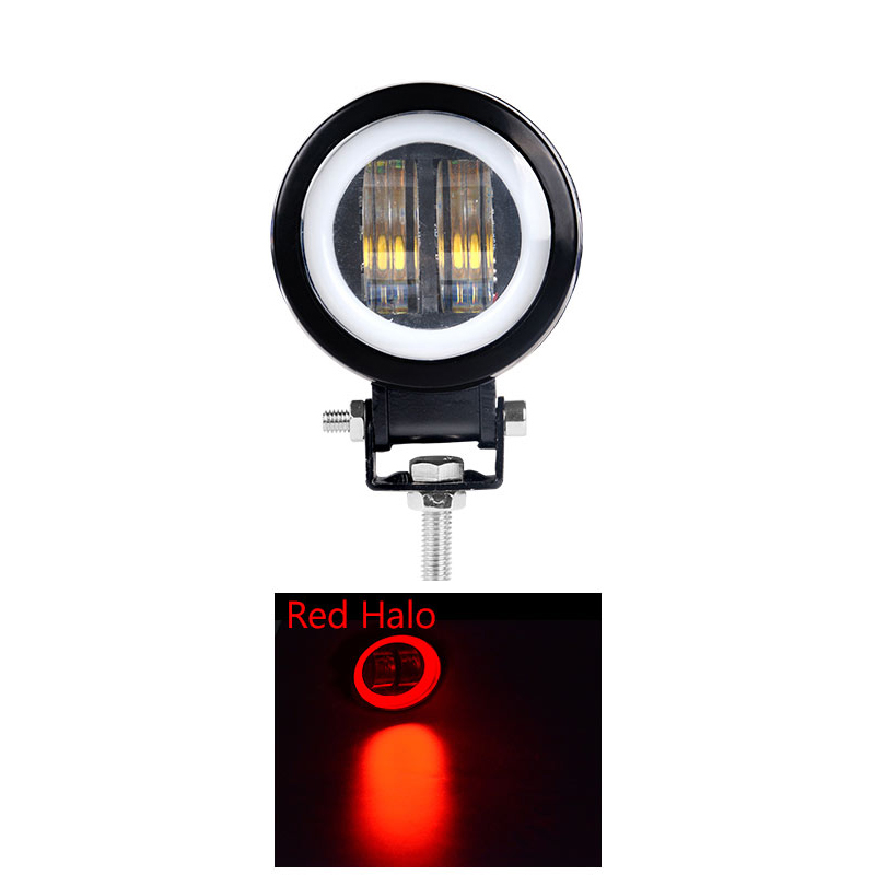 3 Inch 7D Lens LED Working Light Car Motorcycle Super Bright Angel Eyes ...