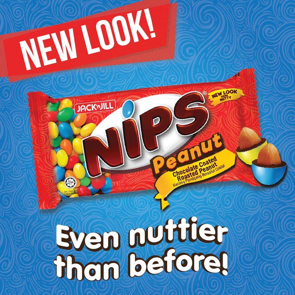 Nips Chocolate coated Roasted Peanut 70g [HALAL] | Shopee Malaysia