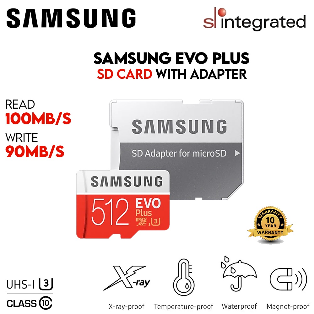 Samsung Evo Plus microSD Card with SD adapter | Shopee Malaysia