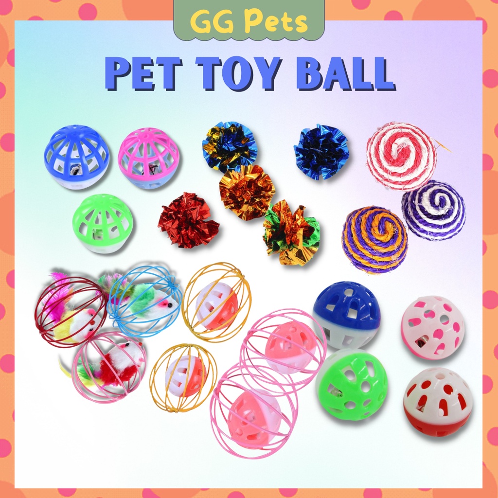Cheap Cat Toy Mainan Kucing Murah Cat Ball Sisal Ball Bola Kucing Pet ...