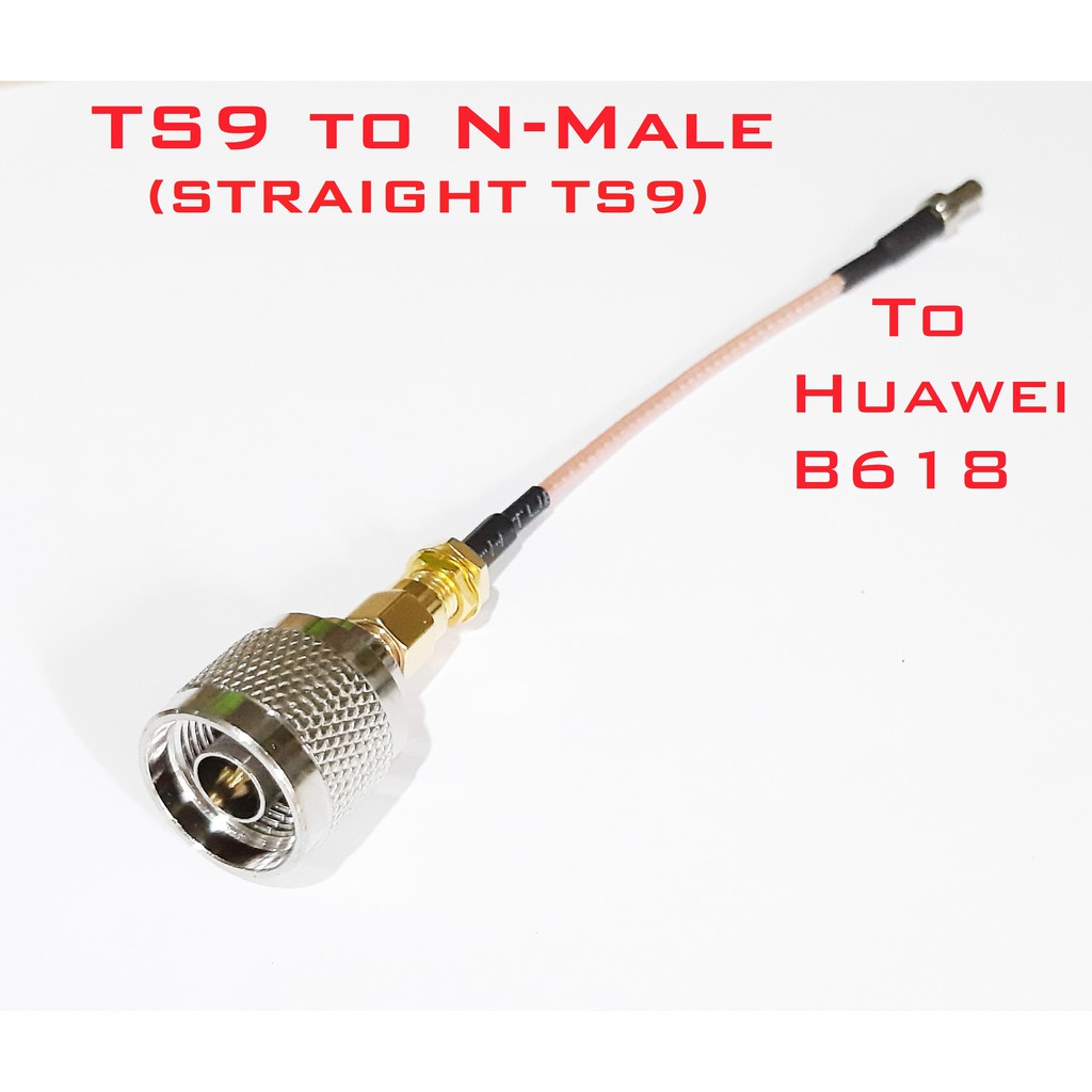 TS9 to N Male Adapter Converter Cable for Huawei B618 4G Router antenna ...