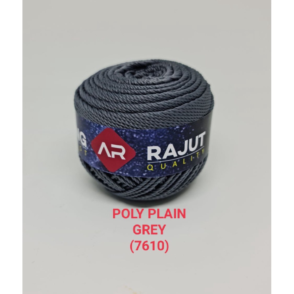 Benang Poly / Polyester Yarn / Poly Plain (Ready Stock) Part 1 | Shopee ...