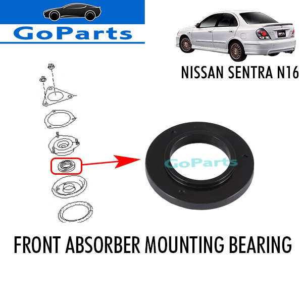 NISSAN SENTRA N16 ABSORBER MOUNTING BEARING | Shopee Malaysia