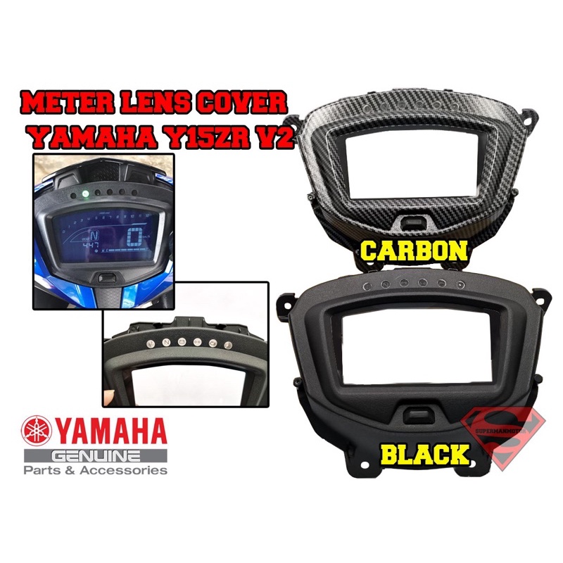 METER LENS YAMAHA Y15 V1 V2 Y15ZR METER CERMIN METER COVER TINTED ...