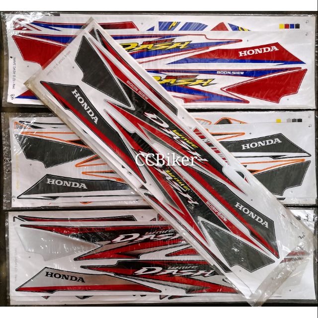 Honda Wave110 Dash S (3) Body Sticker | Shopee Malaysia