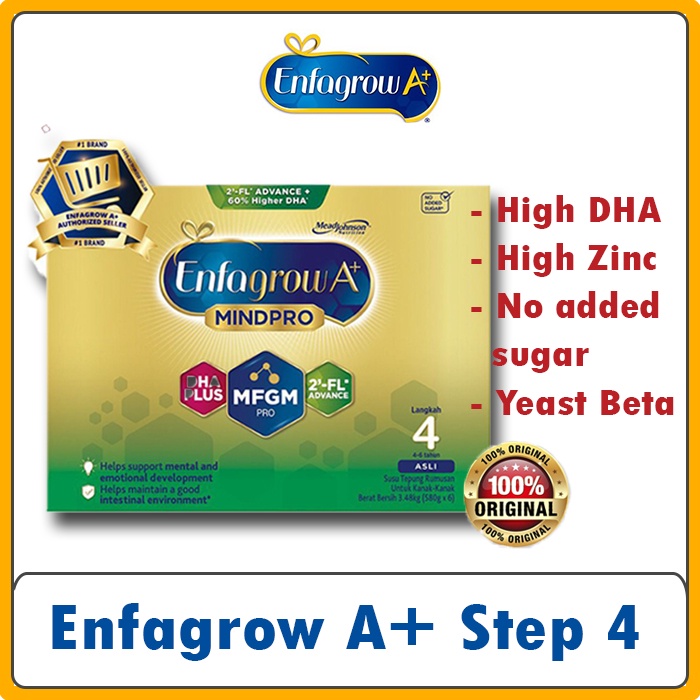 Enfagrow A+ MindPro Step 4 Original & Vanilla (4-6 Years Old) 600g-3 ...