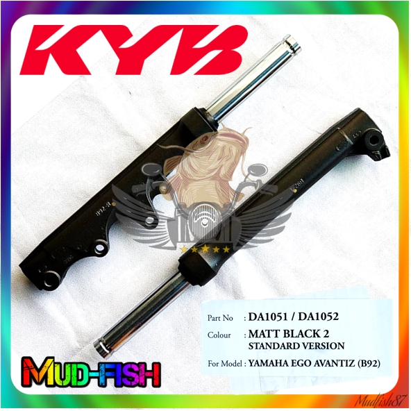 YAMAHA EGO AVANTIZ B92 FRONT FORK ASSEMBLY ORIGINAL KYB (MATT BLACK) | Shopee Malaysia