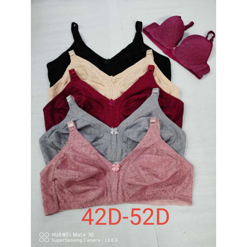 seluar dalam ‼️Plus Size bra‼️42D-52D Women D cup bra non wired 964 ...