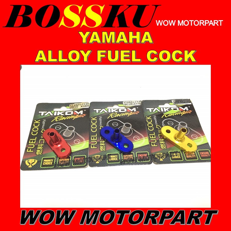 YAMAHA RACING FUEL COCK TAIKOM SPARE COCK RACING ALLOY TAIKOM FUEL COCK ...