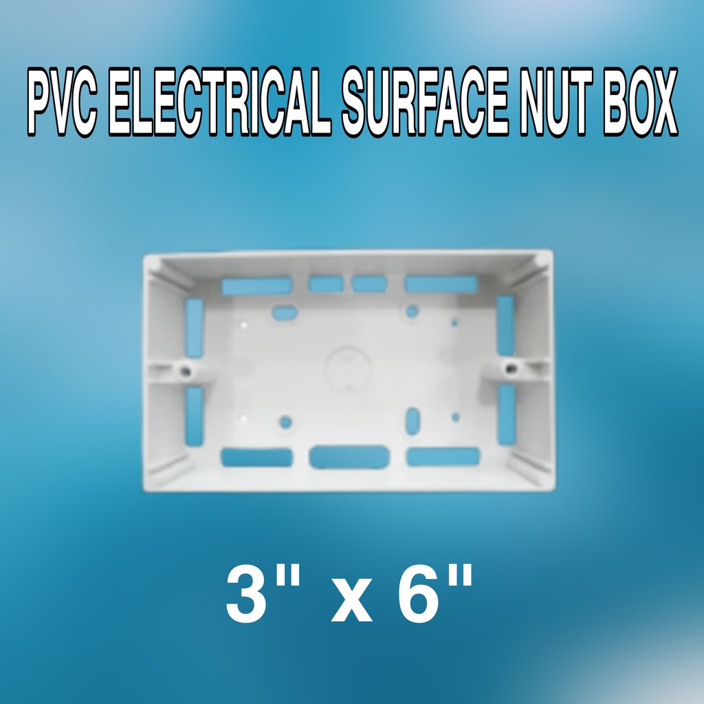 PVC Box Surface mounting box Type Nut Box/ Electrical Box/ Base 3x3 ...