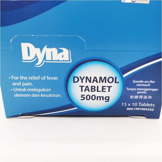 [PARACETAMOL:ACETAMINOPHEN] Dynamol 500mg Tablet 10S/STP | Shopee Malaysia
