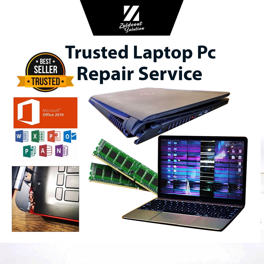 Hinge Patah, Repair PC & Laptop (Hinge Broken/ Lamination /Mobo Repair ...