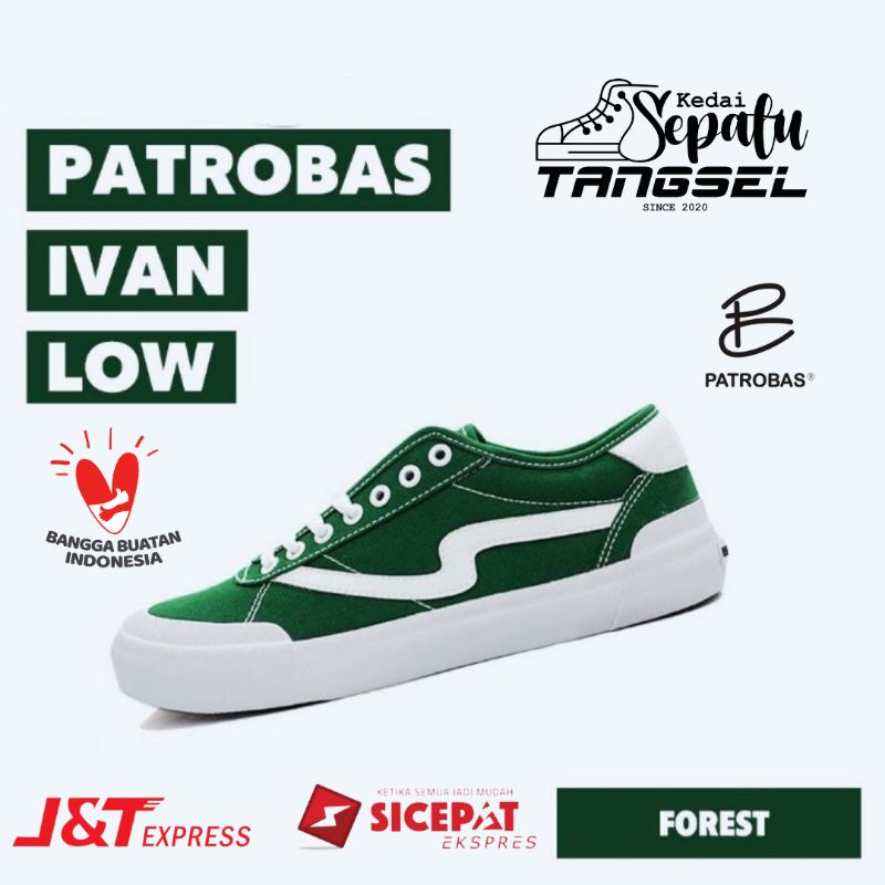 Patrobas Ivan Low Forest Green 100% ORIGINAL | Shopee Malaysia
