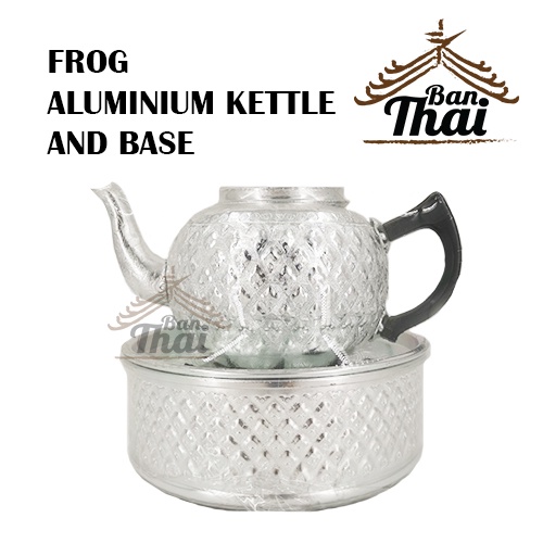 ALUMINIUM KETTLE WITH BASE ORIGINAL MADE IN THAILAND / TEKO CUCI TANGAN ...