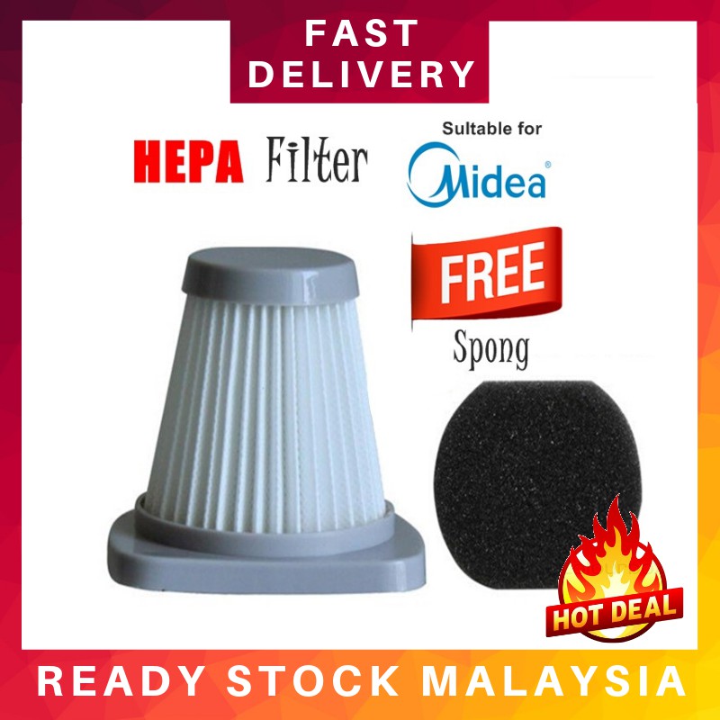 💥MURAH💥 Replacement HEPA Filter For Midea Sc861 Sc861A Vacuum Cleaner ...
