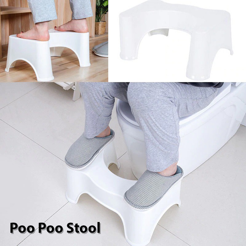 Toilet Accessories Poo Poo Stool Safety Thick Chair Bathroom Bath Squat ...