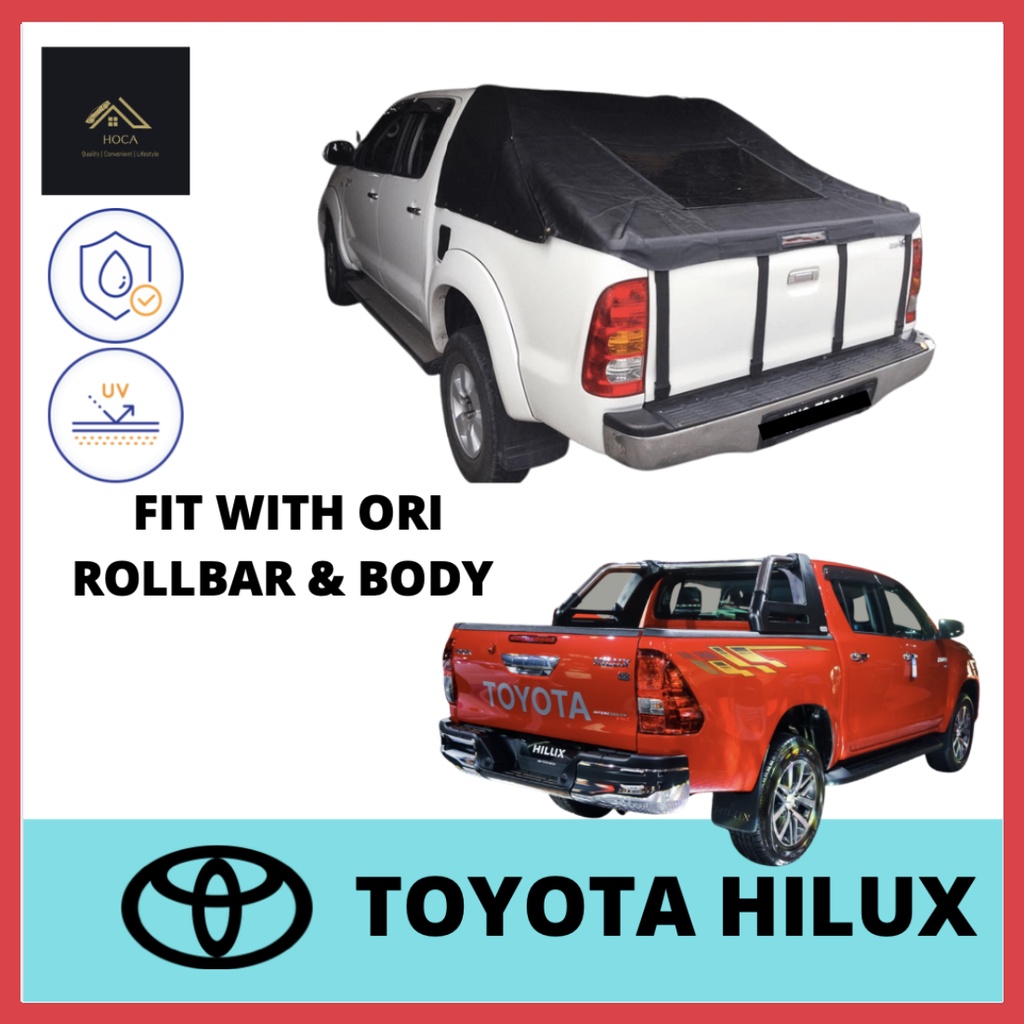 4X4 Canvas for Toyota Hilux Vigo Revo Rogue UV Protection Kanvas ...