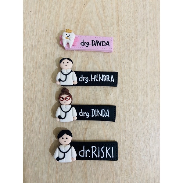 Custom name tag doctor/ dentist/nurse | Shopee Malaysia