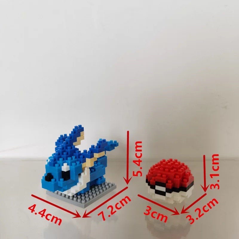 [MALAYSIA STOCK] Pokemo Series Pikachu Nano Block DIY toy Free Gift ...
