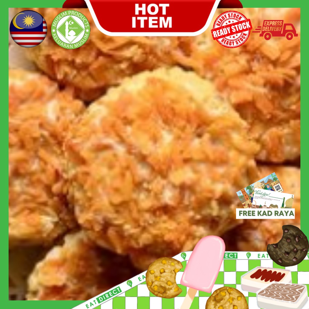 🔥[READY STOCK] White Chocolate Coconut BALANG BESAR ±40PCS 🕌BISKUT KUIH ...