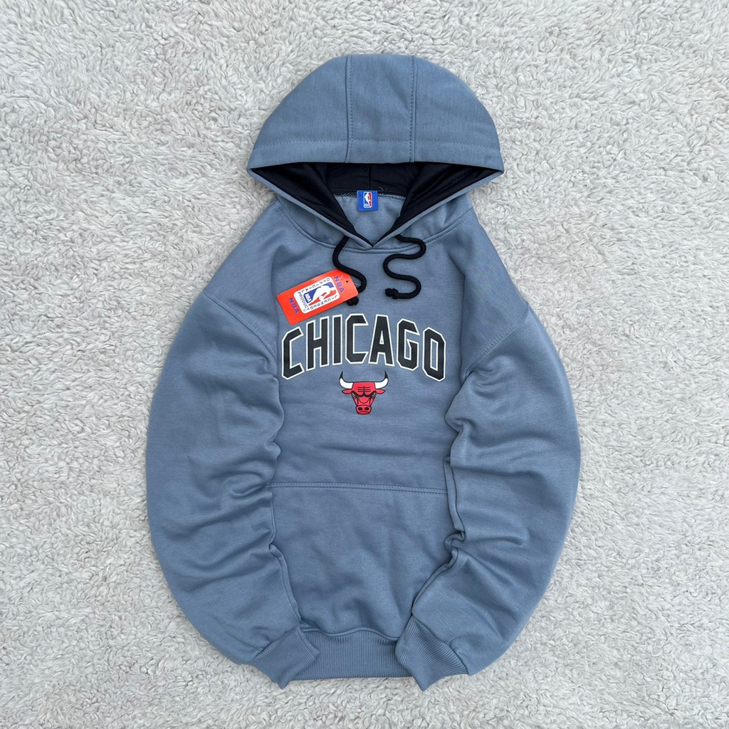 MERAH Jordan CHICAGO BULLS 23 Red AUTHENTIC HOODIE SWEATER Jacket ...