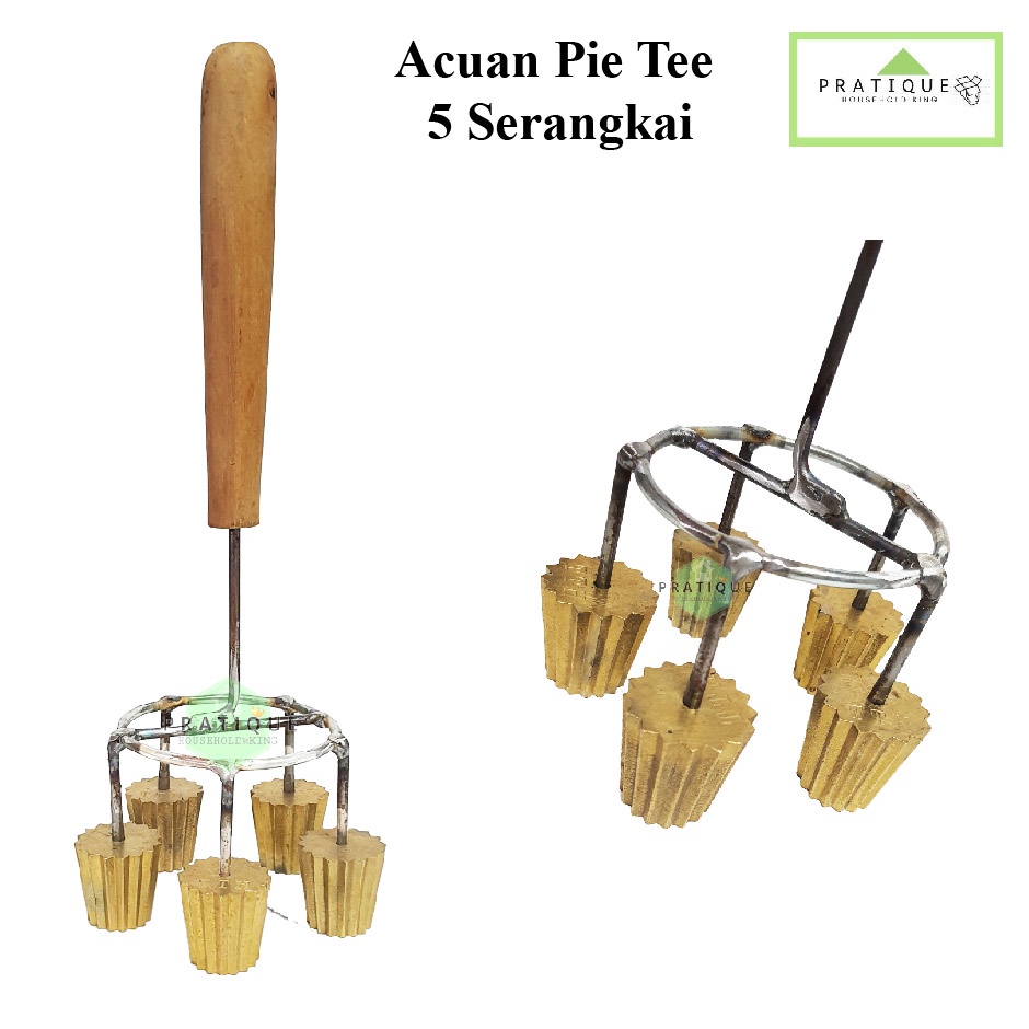 Acuan Pie Tee 5 Serangkai / Acuan Paiti Pie Tee Mould/Traditional Kuih ...