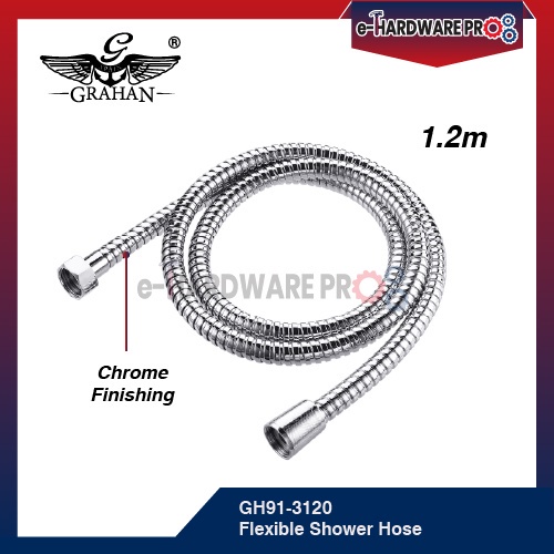Grahan 1.2m / 1.5m/ 1.8m SUS304 Stainless Steel Shower Hose for ...