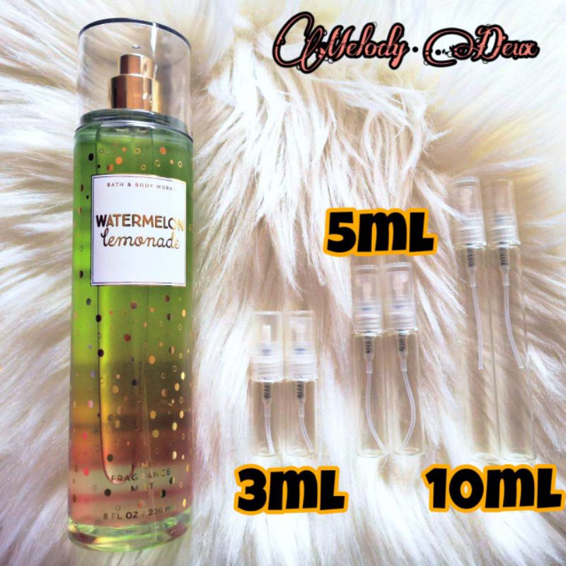 💯🌈🔥 WATERMELON LEMONADE (US) FRAGRANCE MIST🌈🔥 (TRIAL) 3ml 5ml & 10ml ...