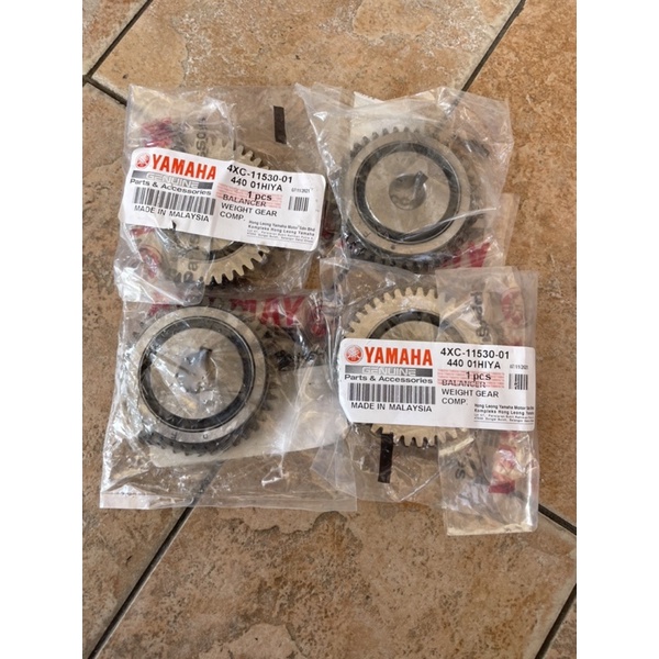 125Z Y125ZR Y125Z 125ZR BALANCER GEAR WEIGHT GIGI ENGINE BALANCING (YAMAHA100%ORIGINAL) 4XC ...