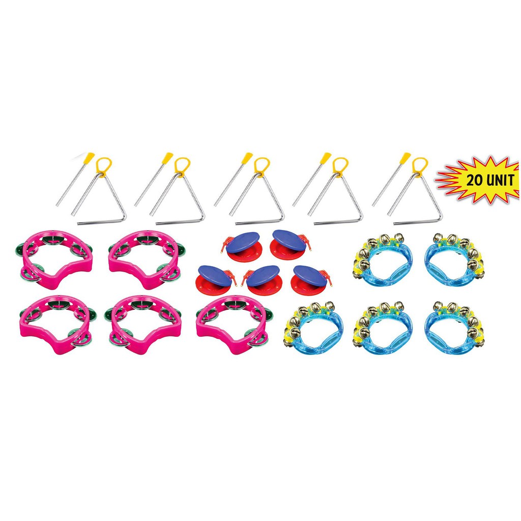 Set A- Alat Muzik Perkusi Prasekolah (20 unit) Music Instruments ...