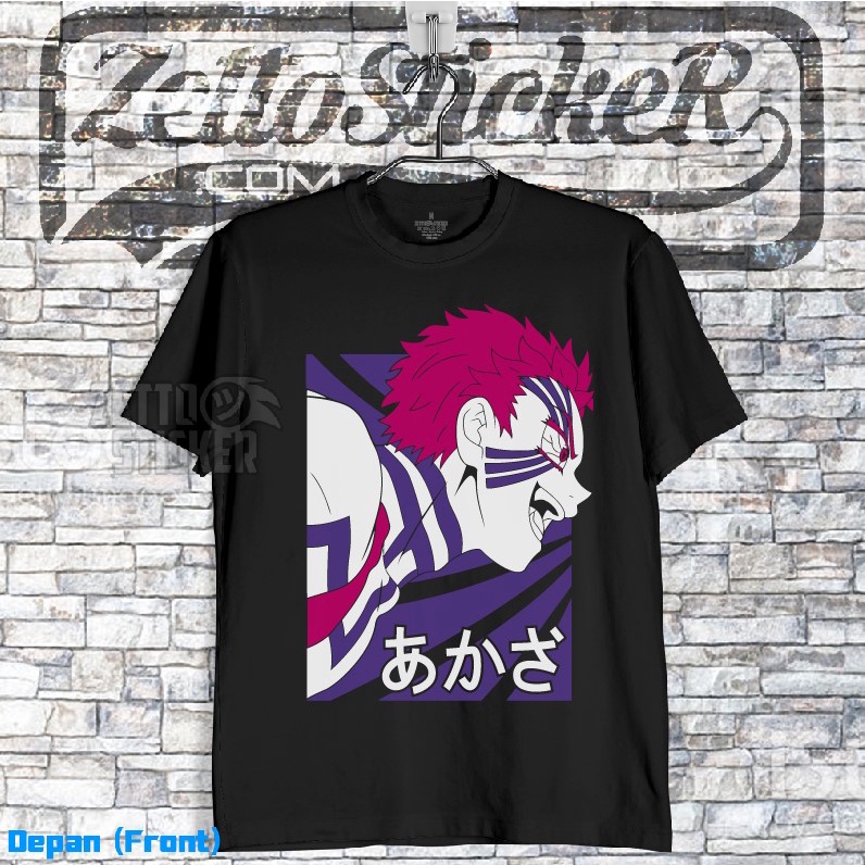 Demon Slayer Akaza Kimetsu No Yaiba T-shirt t shirt | Shopee Malaysia