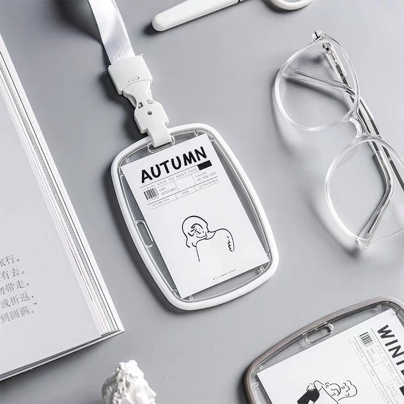 [READY STOCK] Muji Style Name Tag /Waterproof Staff card Student Card ...