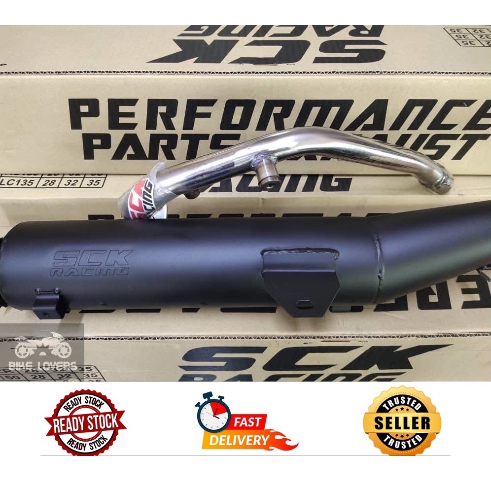 SCK RACING RS150 RSX Exhaust Racing 32MM ORIGINAL(Standard cutting ...