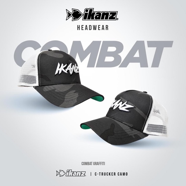 100% Original Ikanz C-Trucker Cap Graffiti | Shopee Malaysia