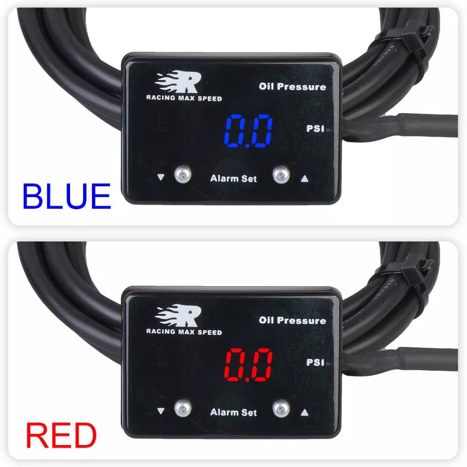 Universal 200psi 1/8 npt sensor 12v digital oil gauge pressure display ...