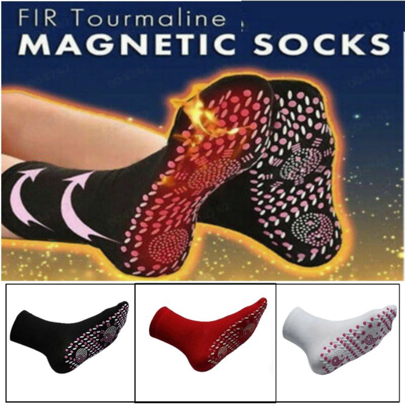 Bio nano Tourmaline Socks - Therapy Magnetic Socks - Stokin Haba - AURA ...