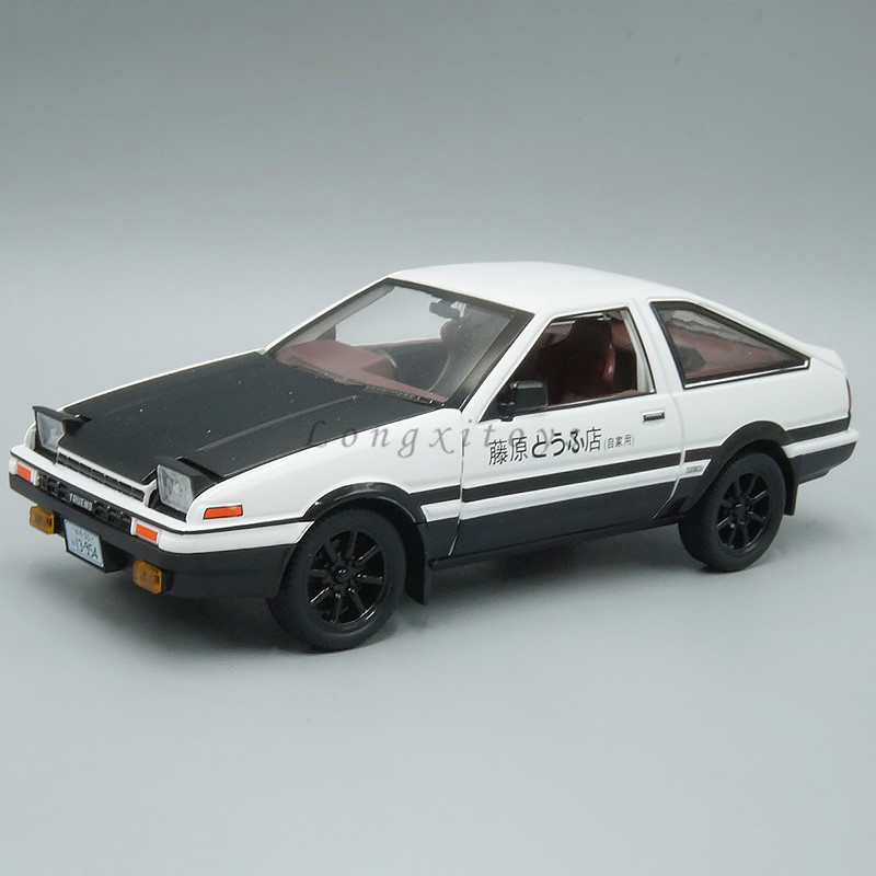 1:20 Diecast Car Model Toyota Trueno AE86 Miniature Replica Pull Back ...
