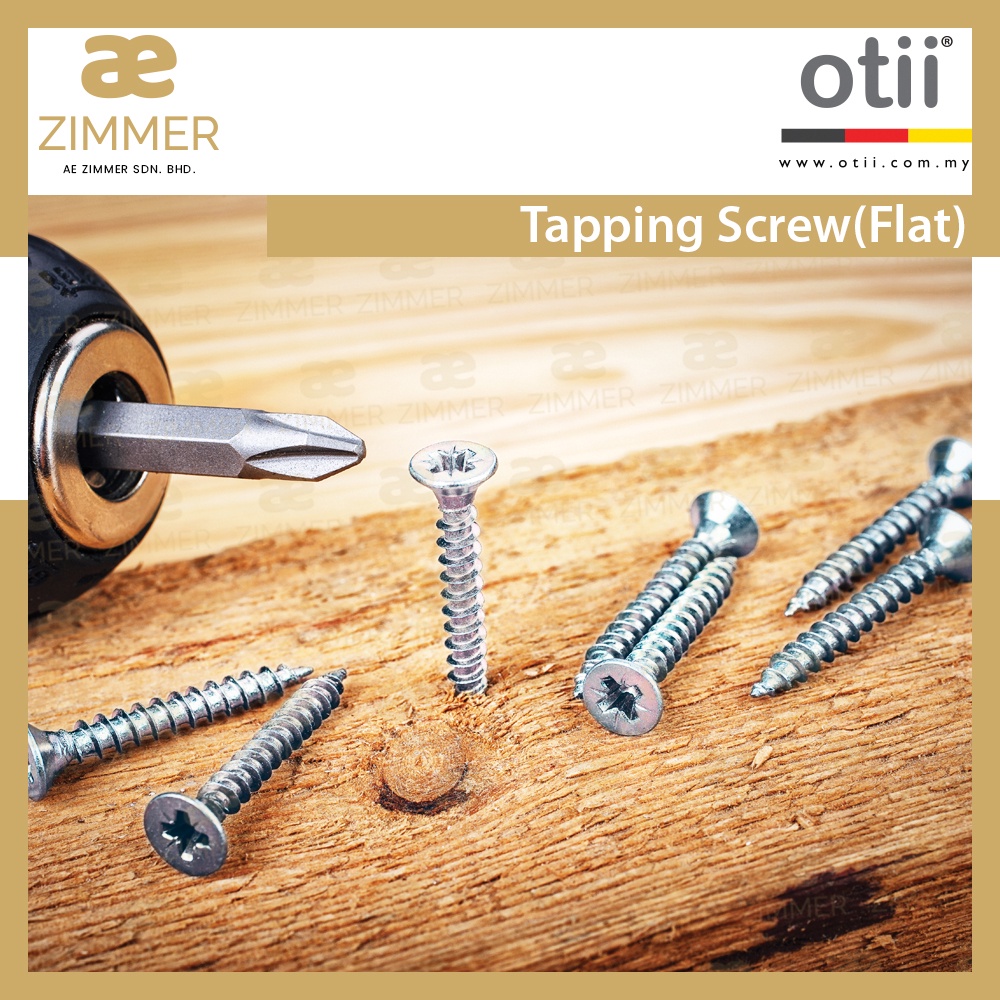 AE Zimmer Otii Tapping Screw(Flat)_SF+AB 10 X1 1/2(10213) / 10X1 1/4 ...