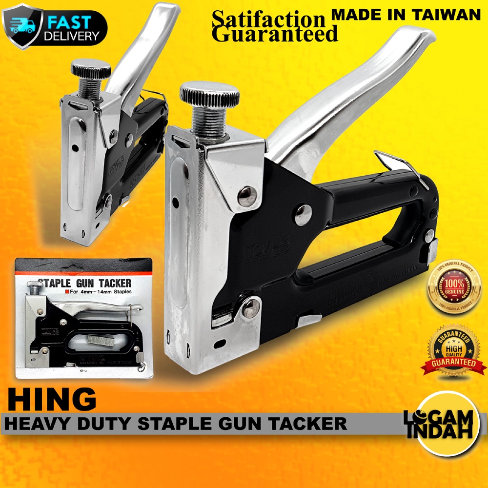 HING HEAVY DUTY STAPLE GUN TACKER { MADE IN TAIWAN } | Shopee Malaysia