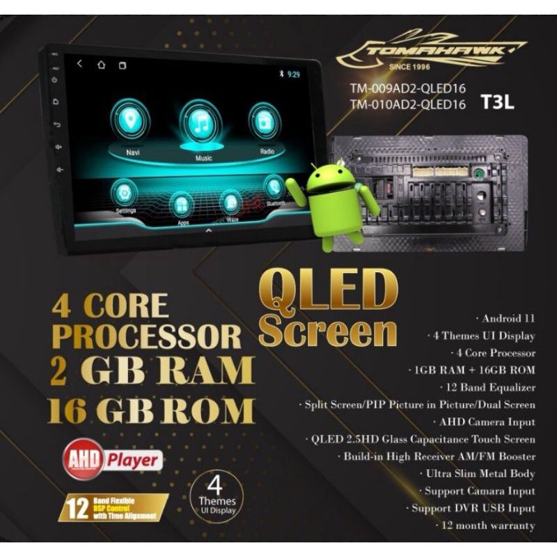 NEW H9/T3L/8227L/T5/TS10,H10, T10/T3 9/10 INCH ANDROID PLAYER ANDROID 11 VERSION IPS / Tomahawk ...