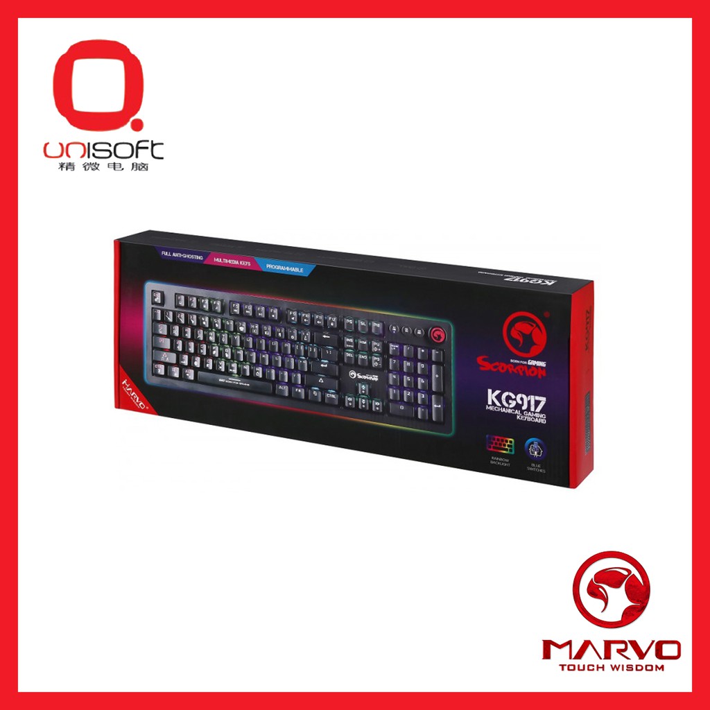 Marvo Scorpion KG917 Mechanical Gaming Keyboard | Shopee Malaysia