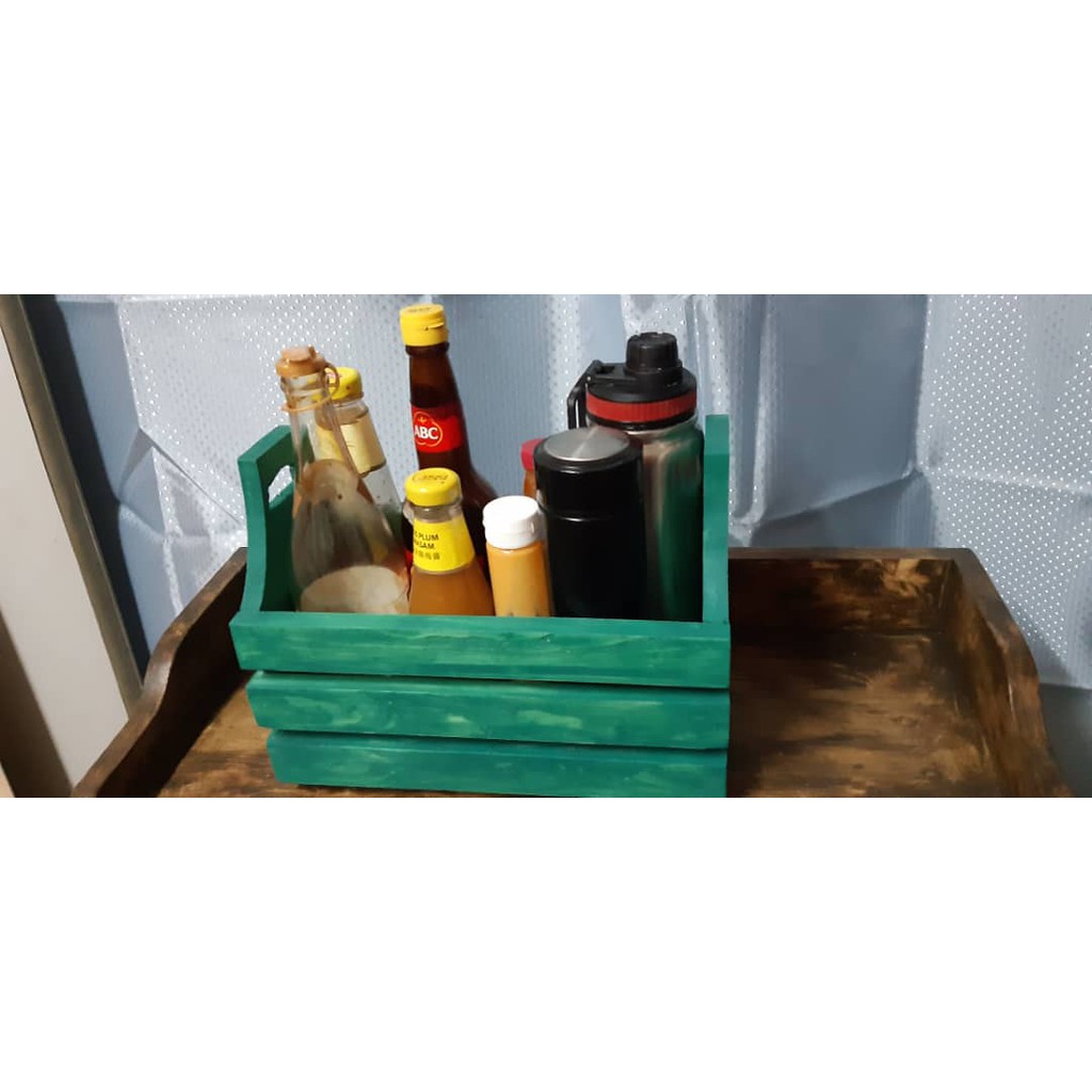 Handmade Kayu Pallet Pine Wood Basket Bakul Vintage | Shopee Malaysia