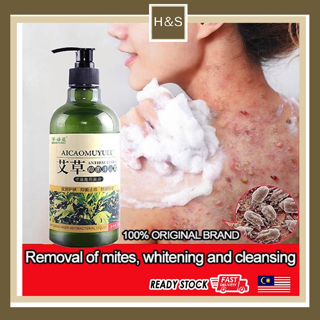 Acne Body Wash Antibacterial Body Wash Anti Mite Shower Gel 500ML 祛痘沐浴露 Eczema Kulit Gatal Anti ...