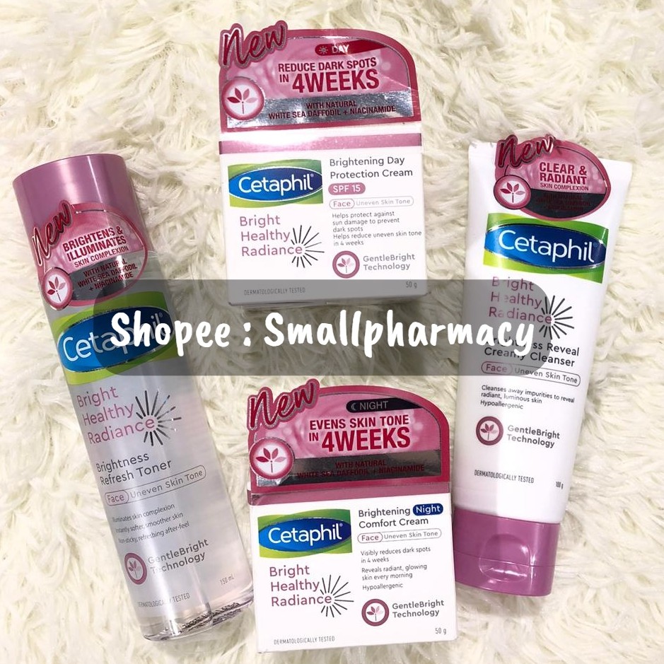 Cetaphil Bright Healthy Radiance Skincare Set (Cleanser / Refresh Toner ...