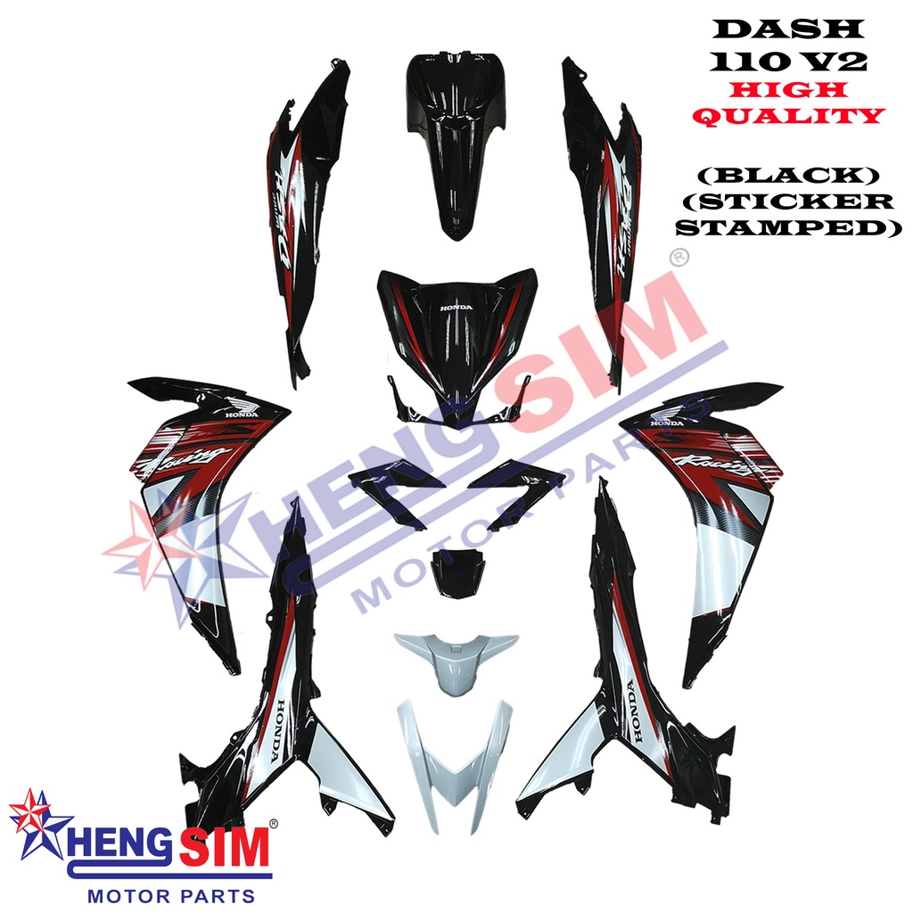 DASH 110 V2 COVER SET (BLACK) | Shopee Malaysia