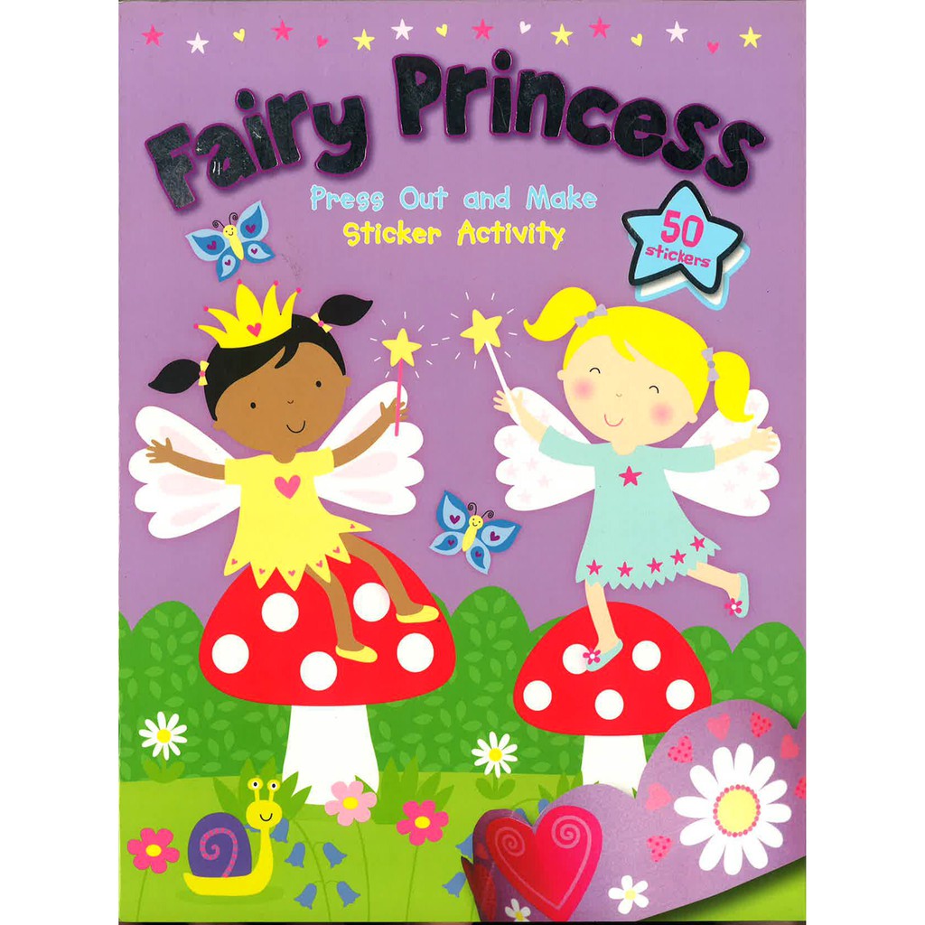 (BBW) Fairy Princess Press Out And Make Sticker Activity (ISBN ...