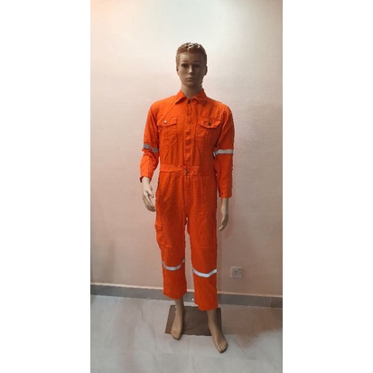 VULCAN FIRE RETARDANT COVERALL/OVERALL - ORANGE | Shopee Malaysia