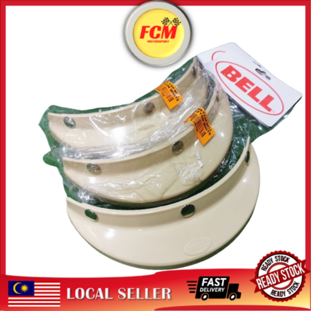Bell Helmet Cap Retro Old Stock Cream Color BELL HELMET CAP | Shopee ...